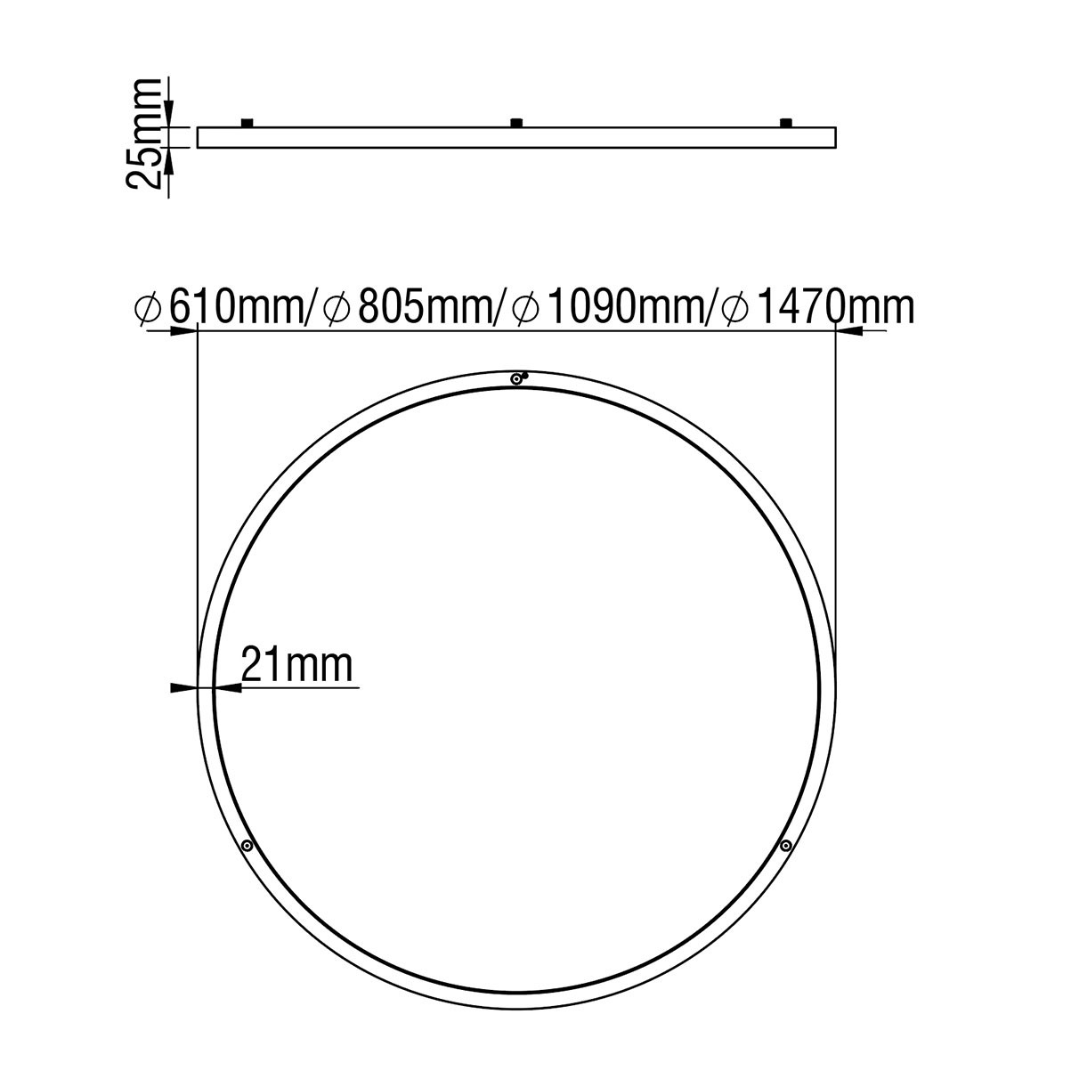 Morfi Small 1 In - Lampă suspendată de birou circulară - Luminarium
